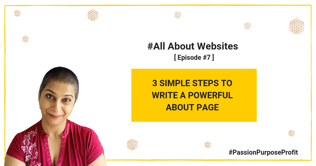 3 Easy Steps to Write a Powerful About Page