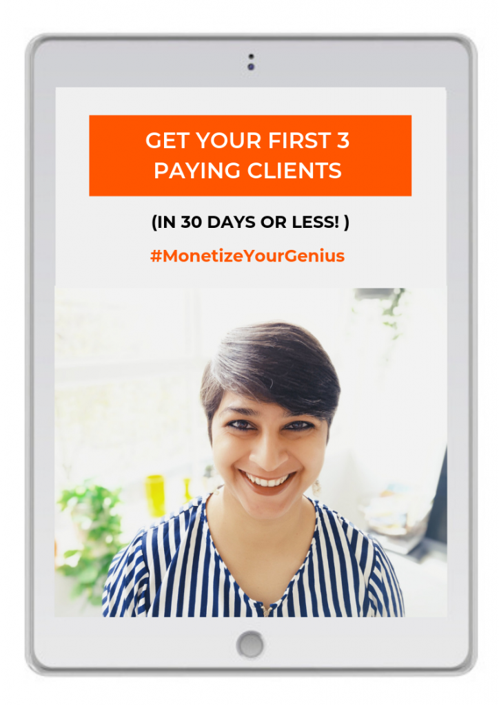 Get Your First 3 Paying Clients in 30 Days (or less!)